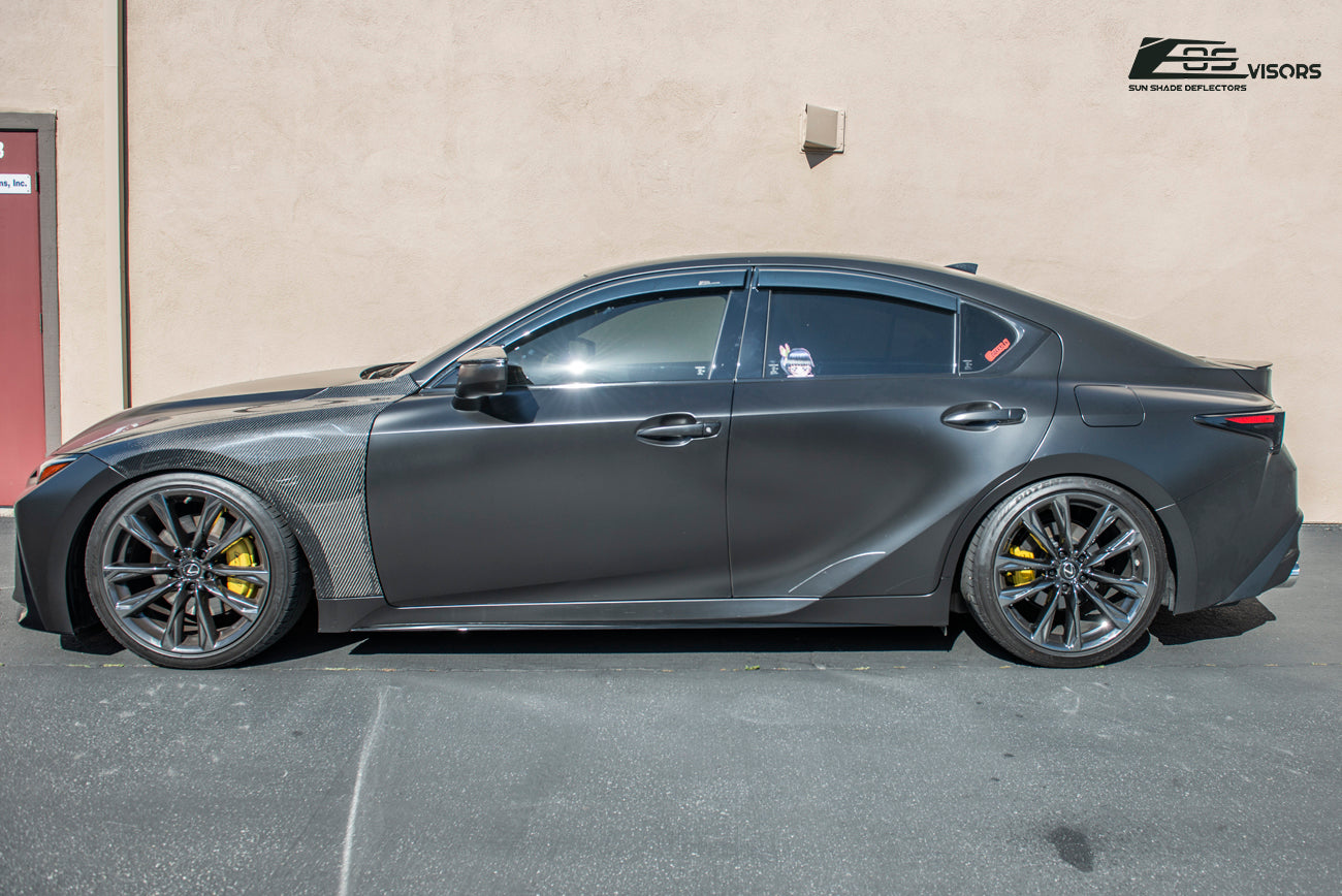 2021-Up Lexus IS300 IS350 IS500 Window Visors Wind Deflectors – EOS Visors